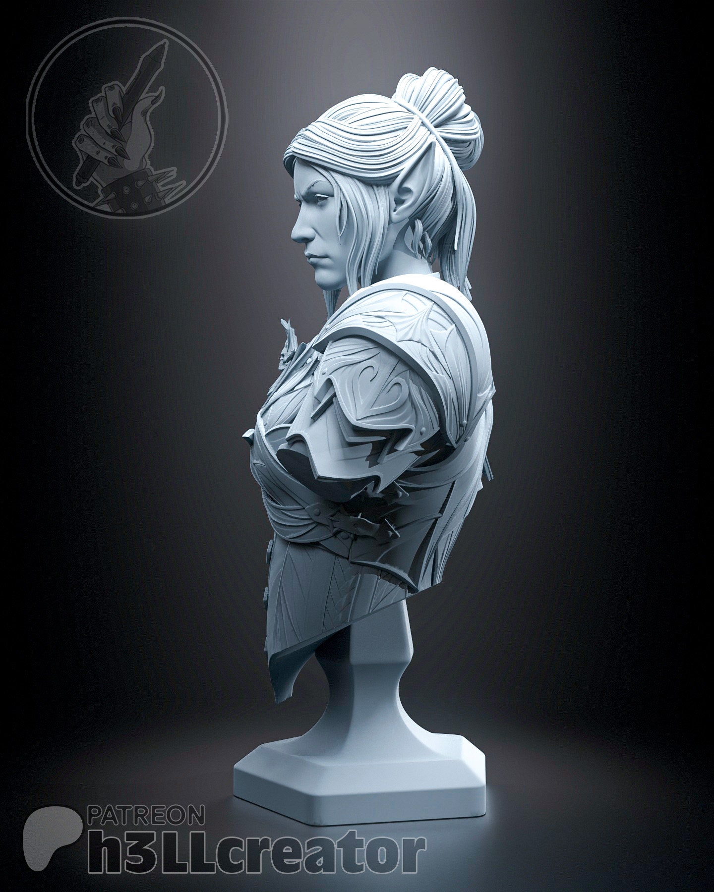 Minthara Baldur's Gate 3 STL Model for Resin Figure 3D Printing - Etsy