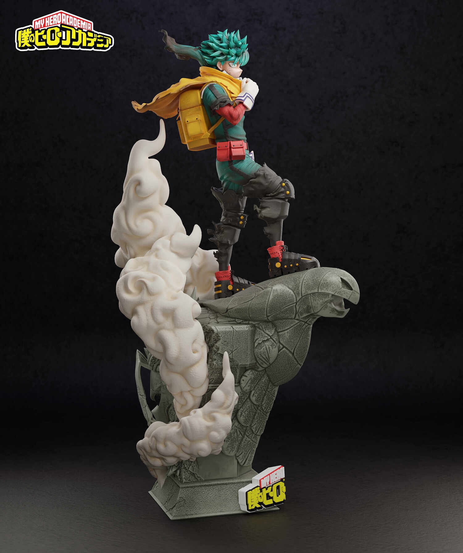 Deku Izuku Midoriya My Hero Academia Boku No Hero Academia STL Model ...
