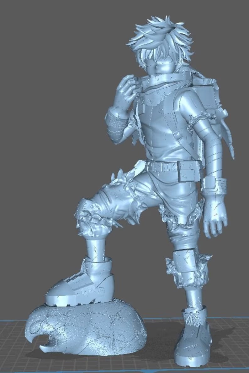 Deku Izuku Midoriya My Hero Academia Boku No Hero Academia STL Model ...