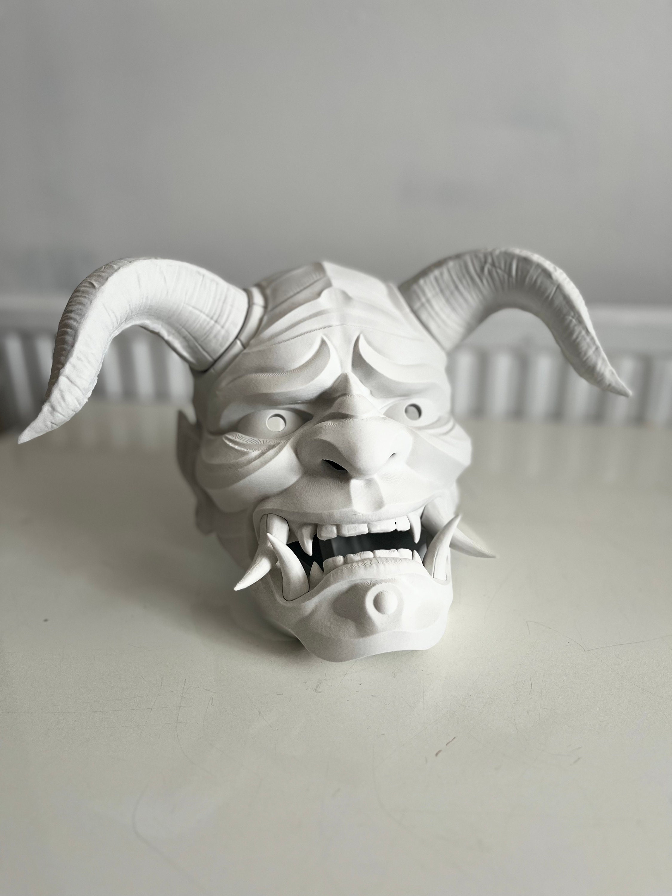 ONI | Hannya Mask | Wearable/display Piece | 3d Printed - Etsy UK