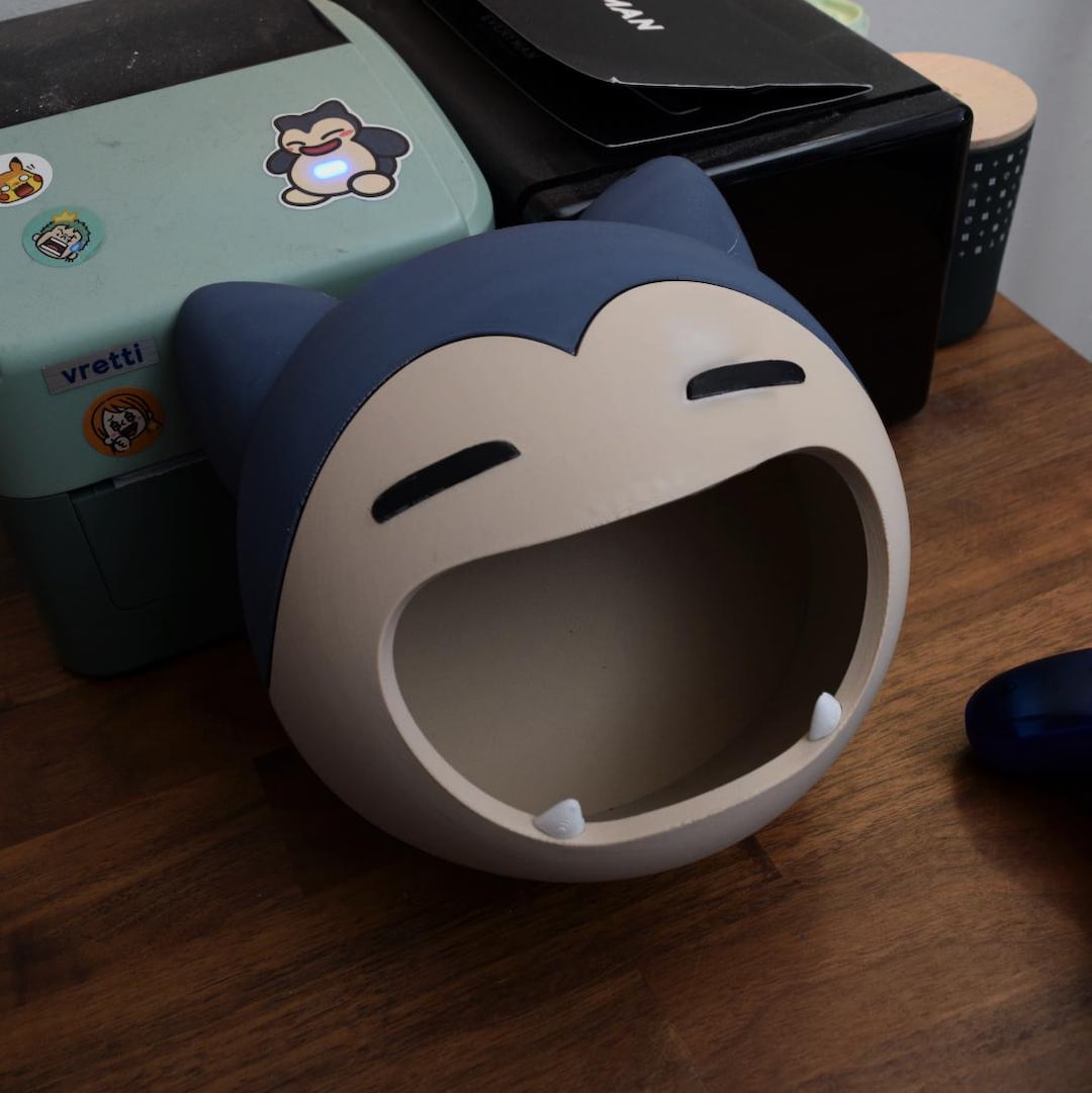 Anime Monster Snack Bin/container | Blue/green Colours | 3d Printed - Etsy