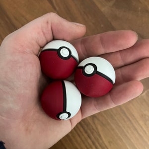 Pokeball Prop | 3D Printed PLA | Multiple Sizes - Etsy UK