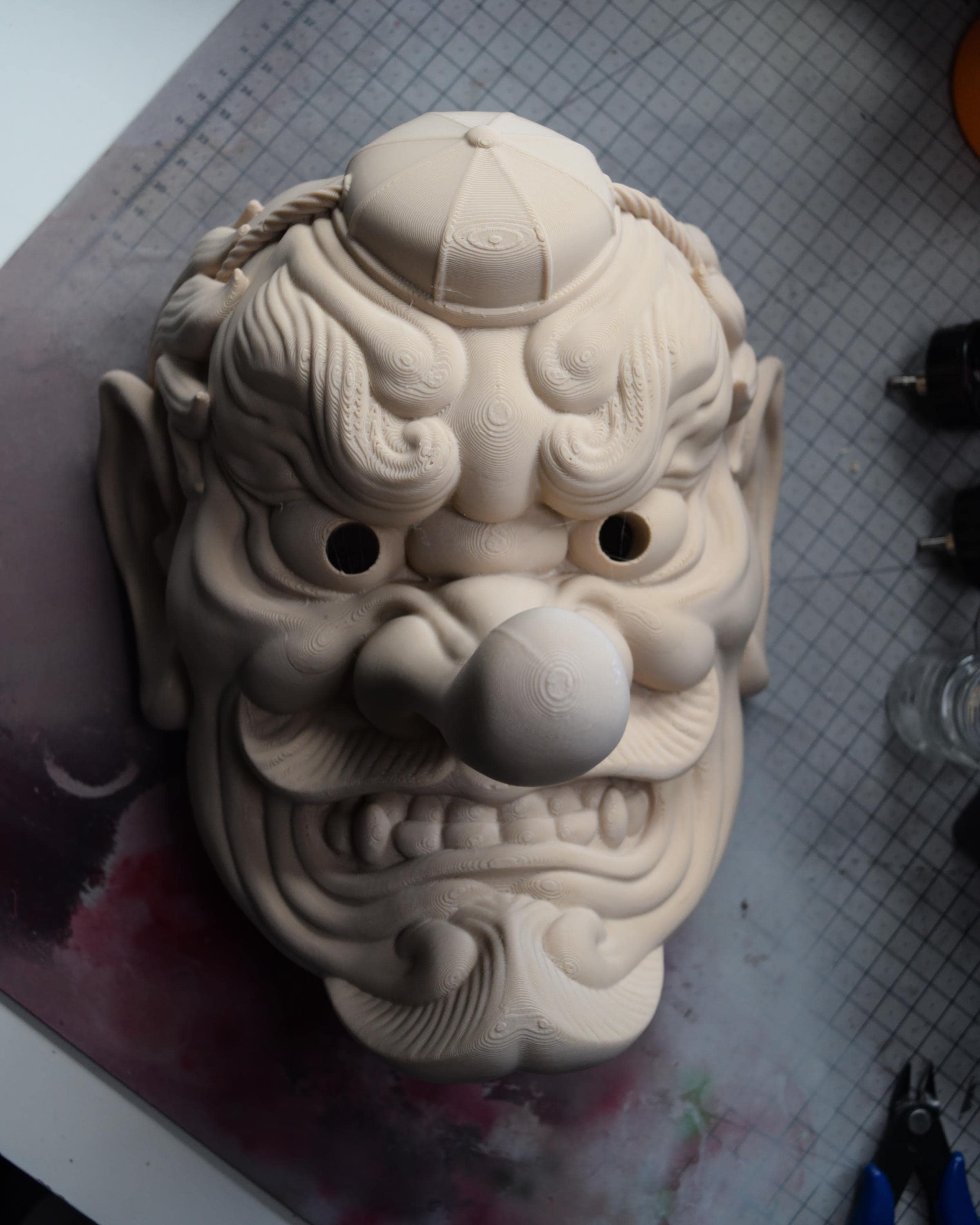 Tengu | Decorative Japanese Mask | 3d Printed - Etsy