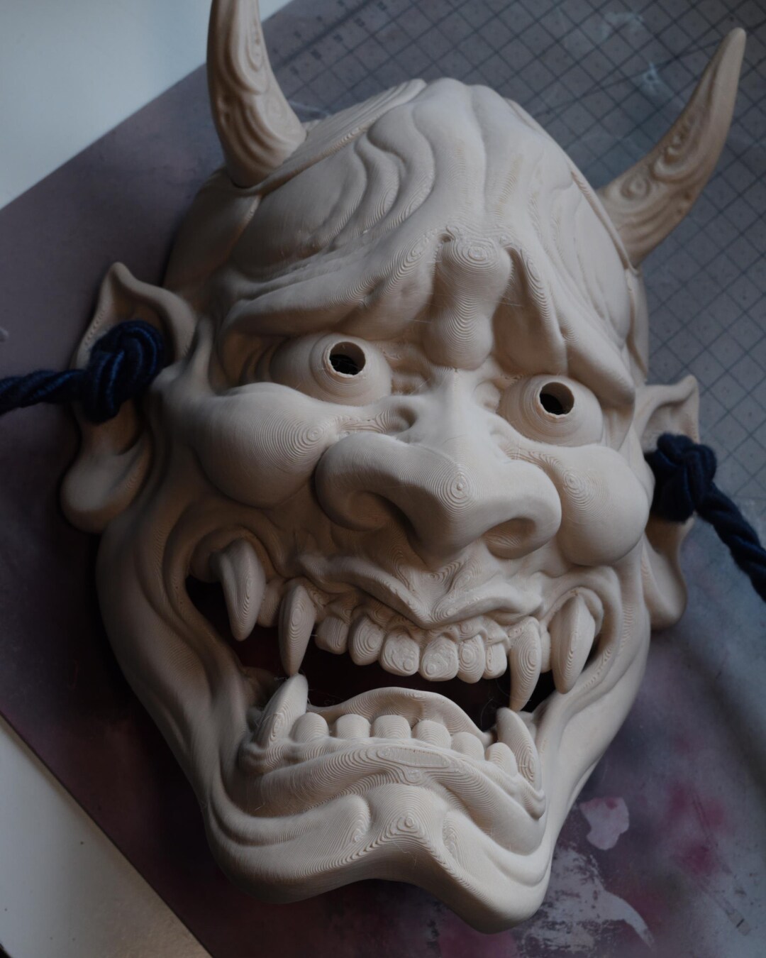 Hannya | Decorative Japanese Mask | 3d Printed - Etsy