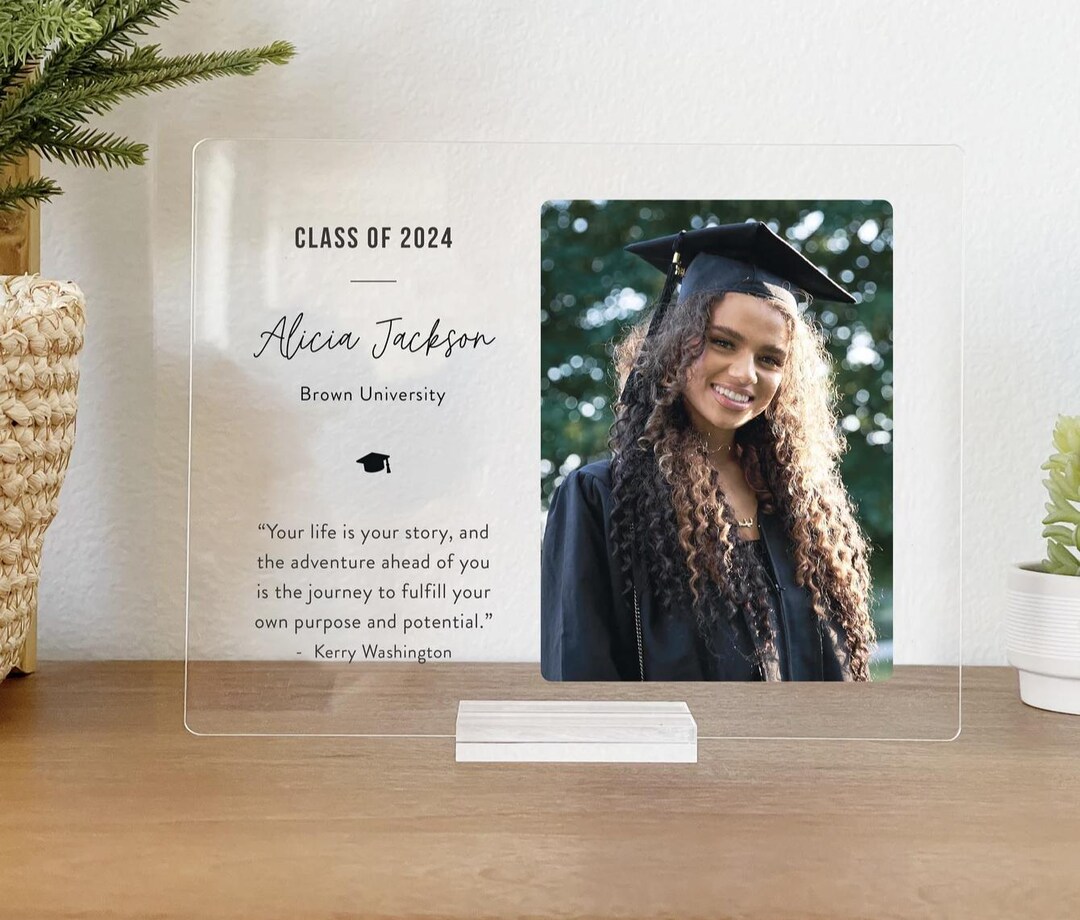 Graduation Plaque Grad Gift Acrylic Plaque New Graduate Gift Class of ...