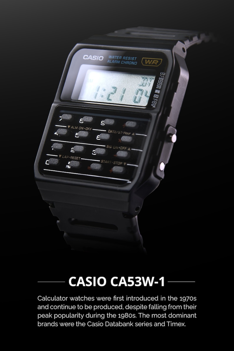 Watch Photography Art - Casio CA53W-1 - Etsy
