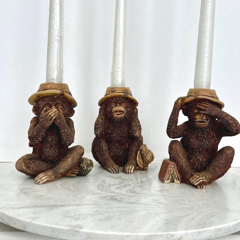 3 Wise Monkeys - Etsy