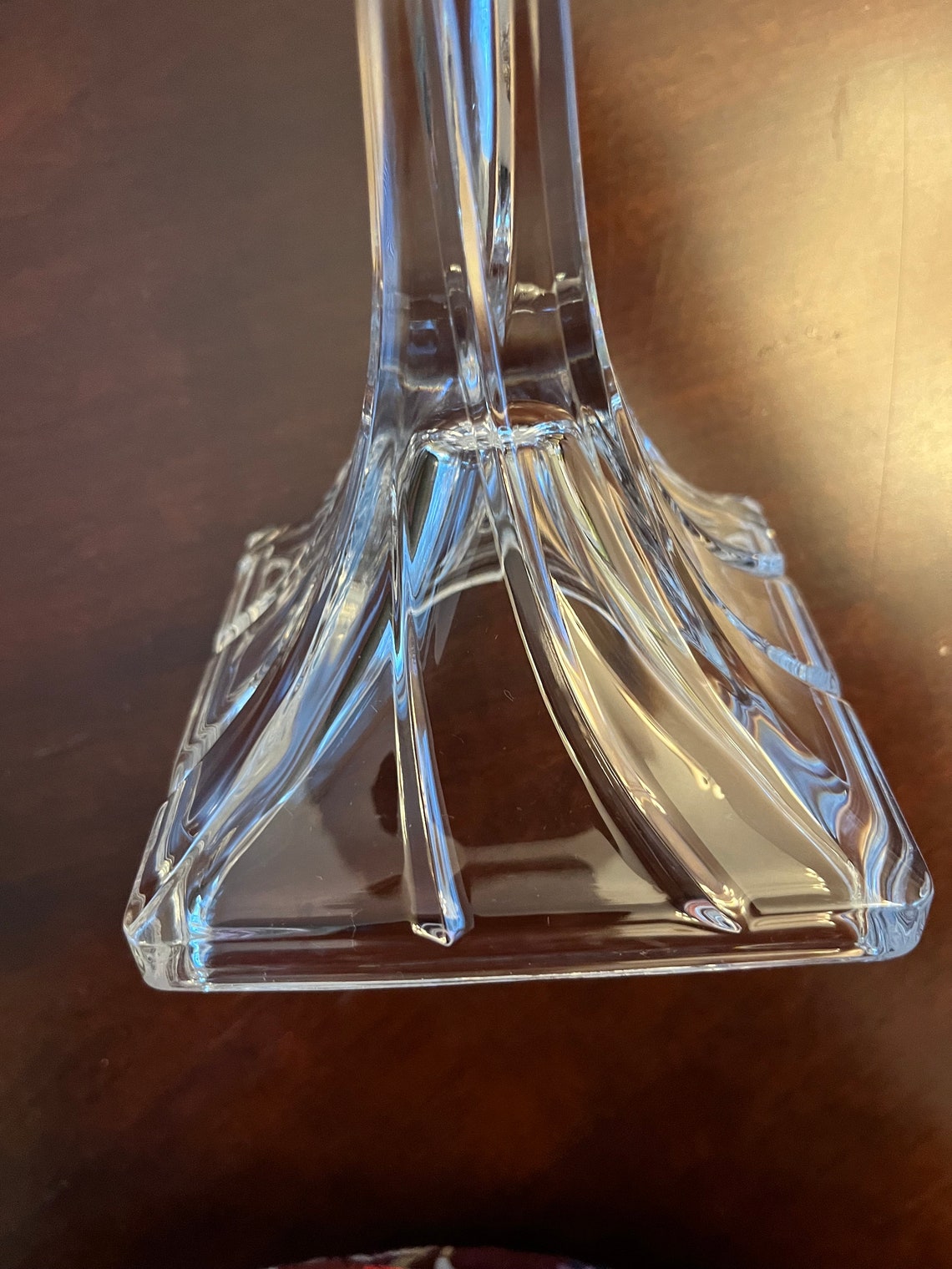 Vintage Pair of Tall 10.5 Toscany Crystal Candlesticks. 24% Lead ...