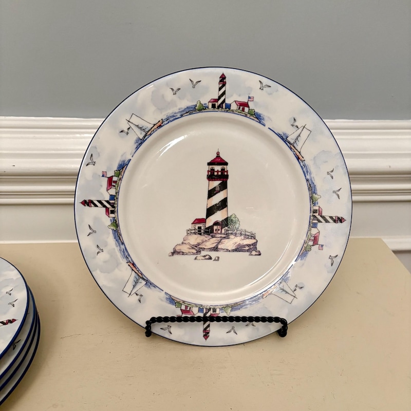 Ceramic Birds Plate Set - Etsy