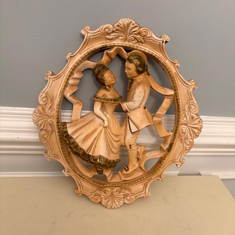 Rococo Wall Plaques Vintage - Etsy