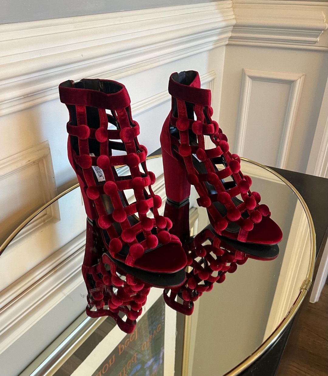 Cape Robbin Red Velvet Womens Shoes. Heels. Size 6.5M Georgeous, Luxe ...