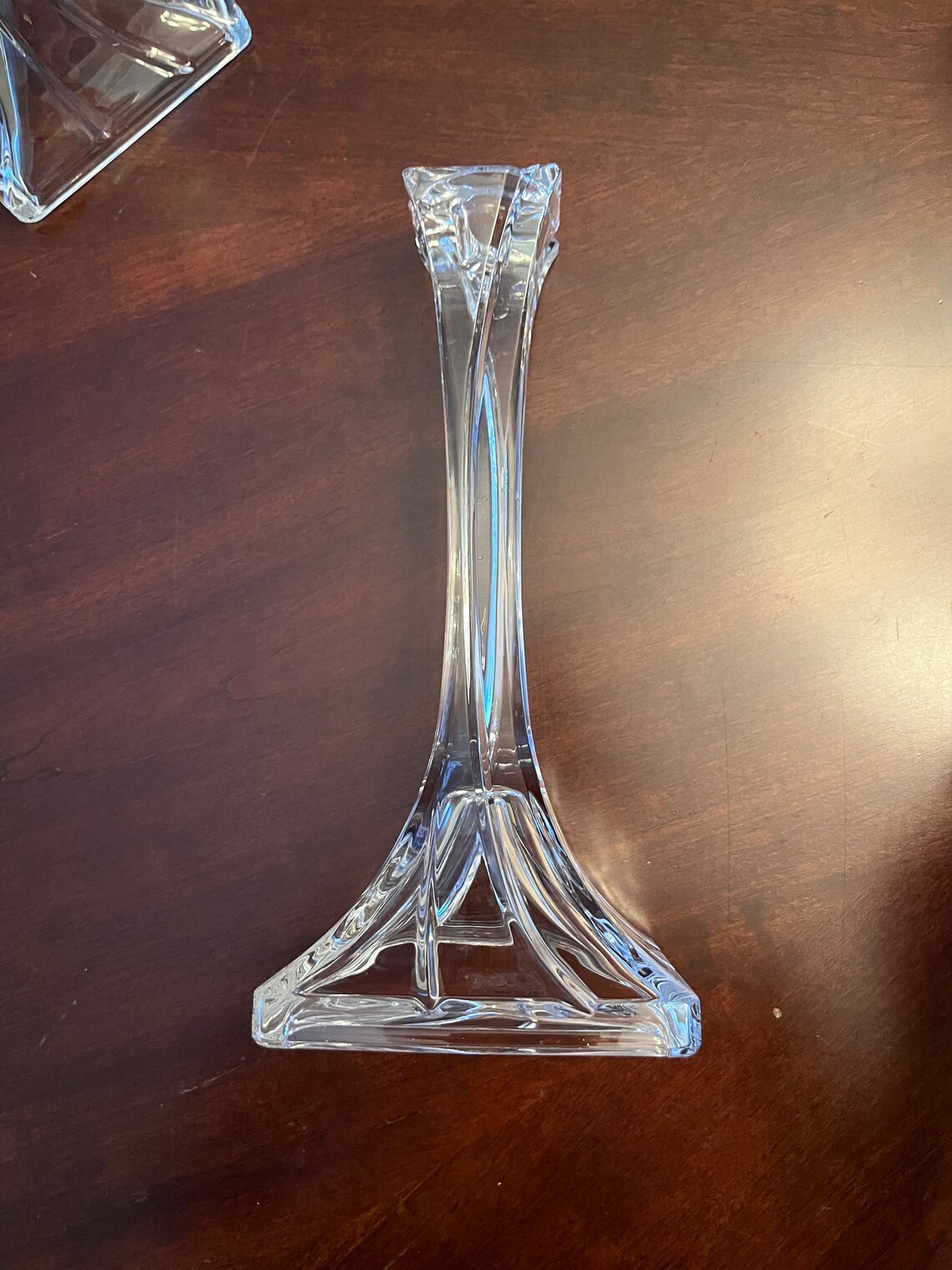 Vintage Pair of Tall 10.5 Toscany Crystal Candlesticks. 24% Lead ...