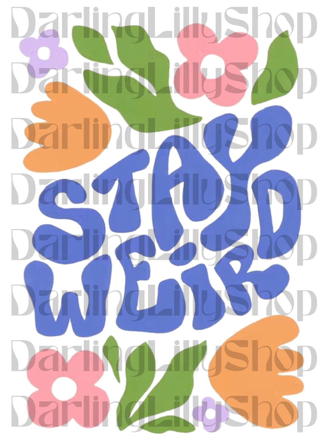 Stay Weird Cut File - Etsy