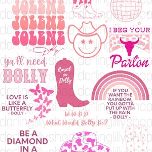 Dolly Svg Bundle, Dolly Parton, Parton Svg, Dolly Love, in Dolly We ...
