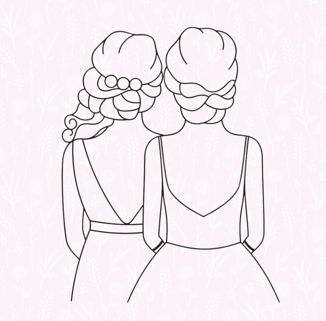 Bride & Friend - Etsy