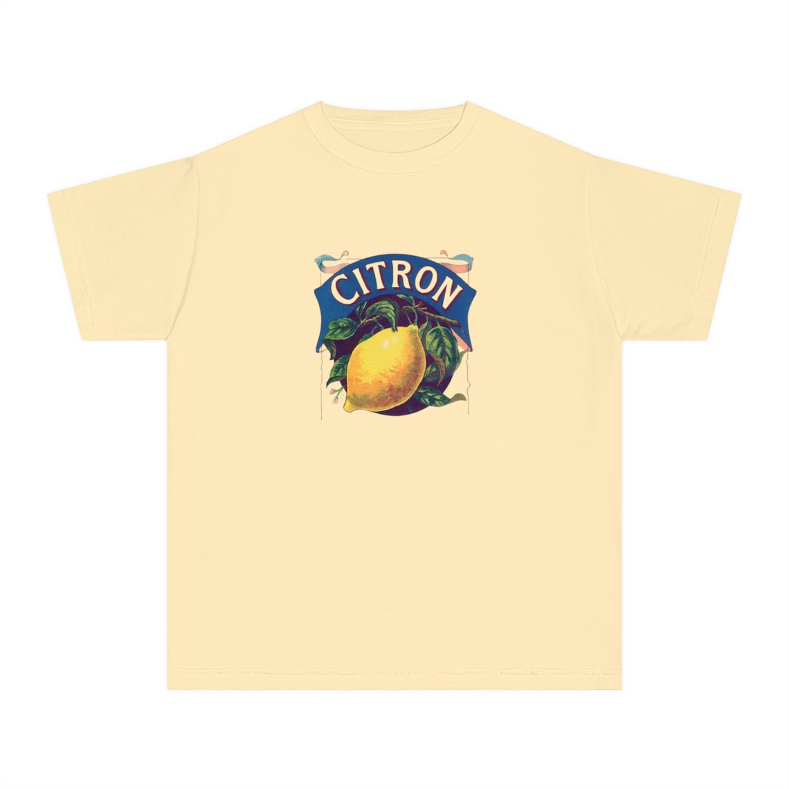 Vintage Lemon Baby Tee, Cute Citrus Fruit Tee, Cottagecore Babytee ...