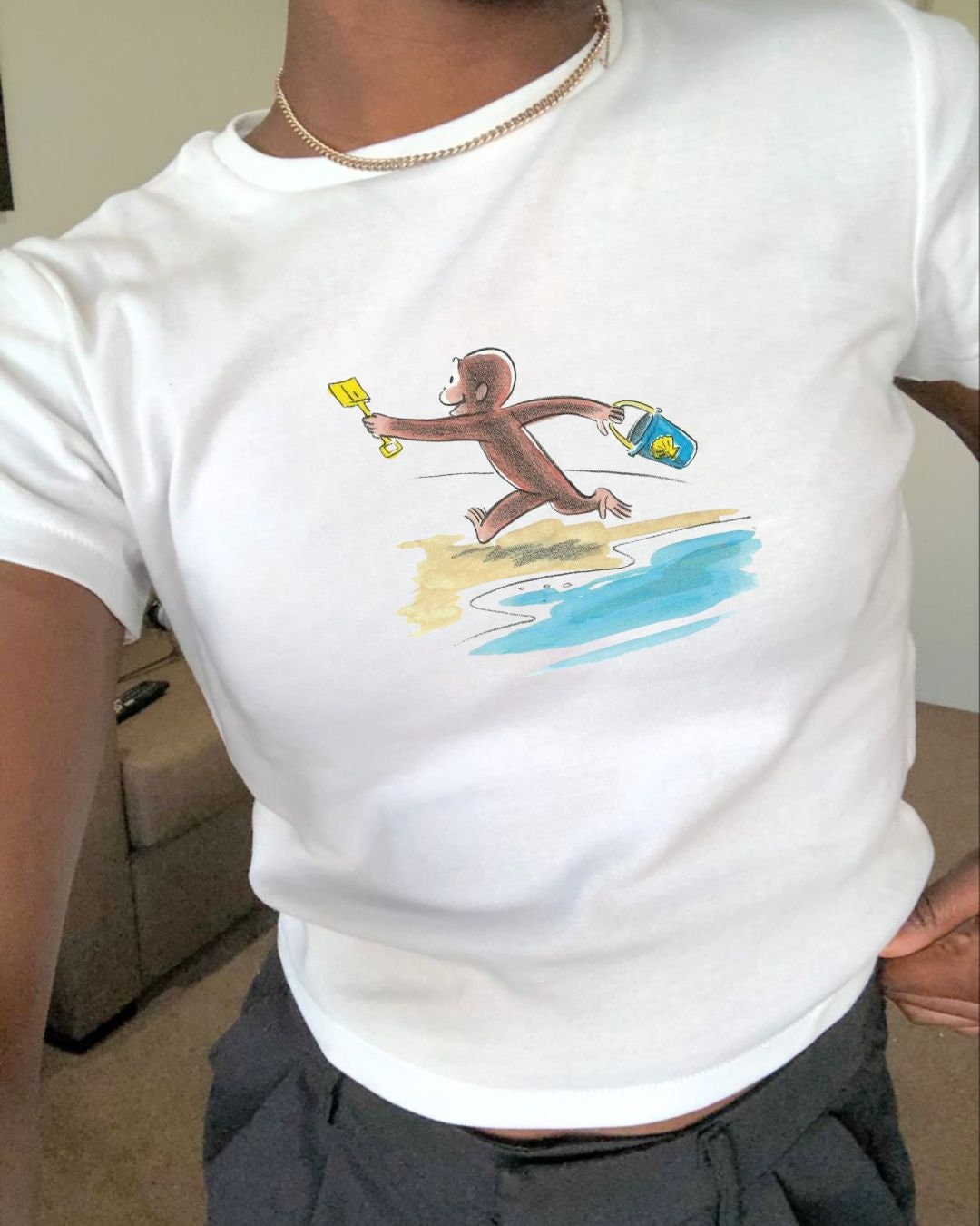 Cute Beach Baby Tee, Coastal Girl, Tropical Summer Shirt, Coquette ...