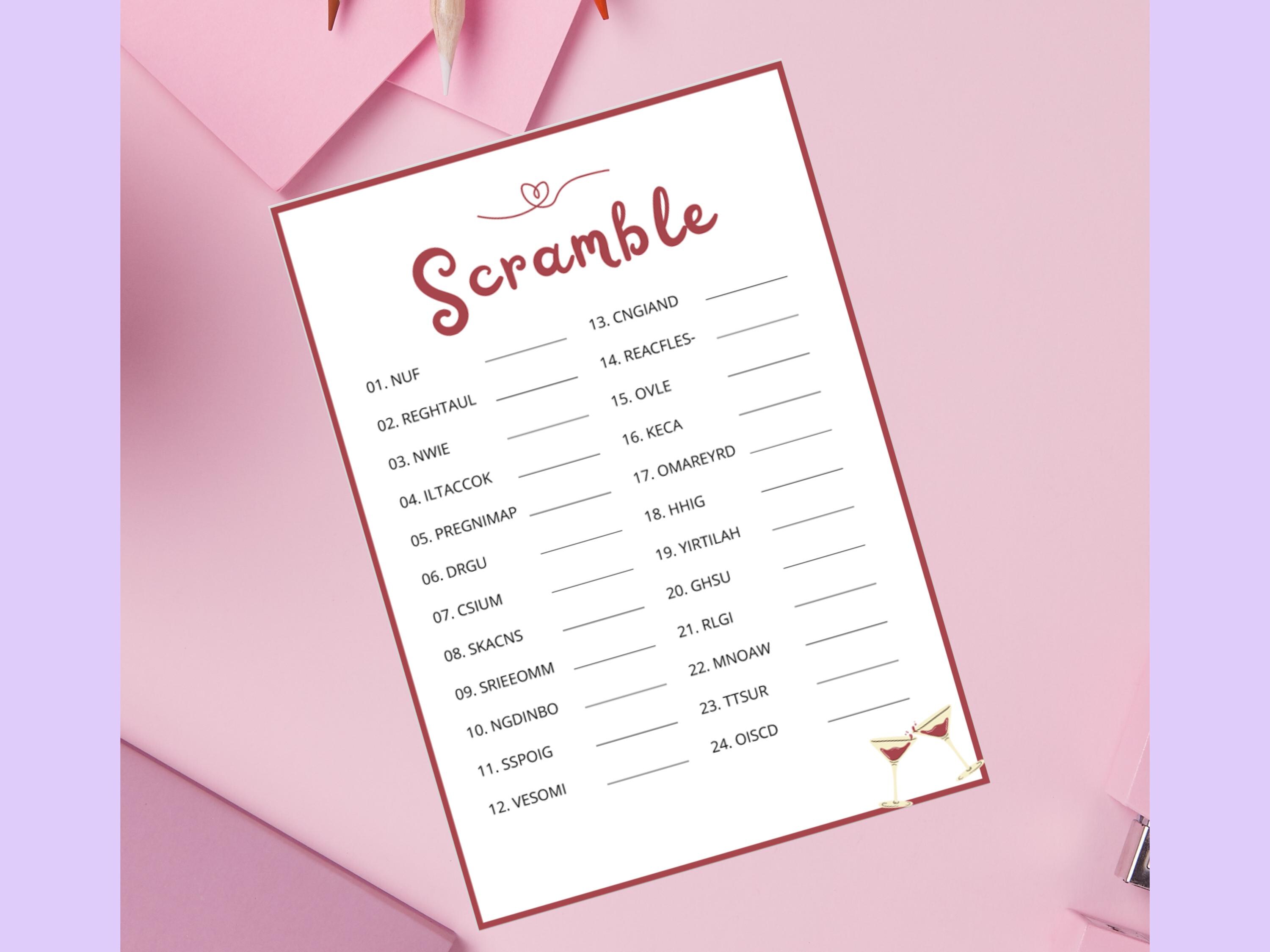 10 Printable Girls Night Games for an Evening Full of Fun L Digital PDF ...