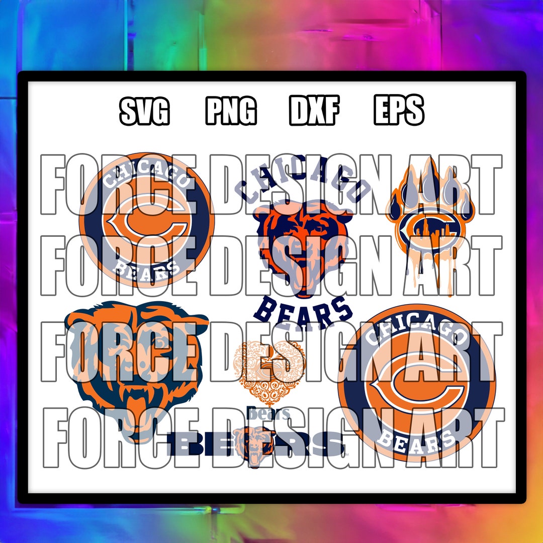 Chicago Bearss Football SVG PNG Bundle, Svg Sports Files, Svg for ...