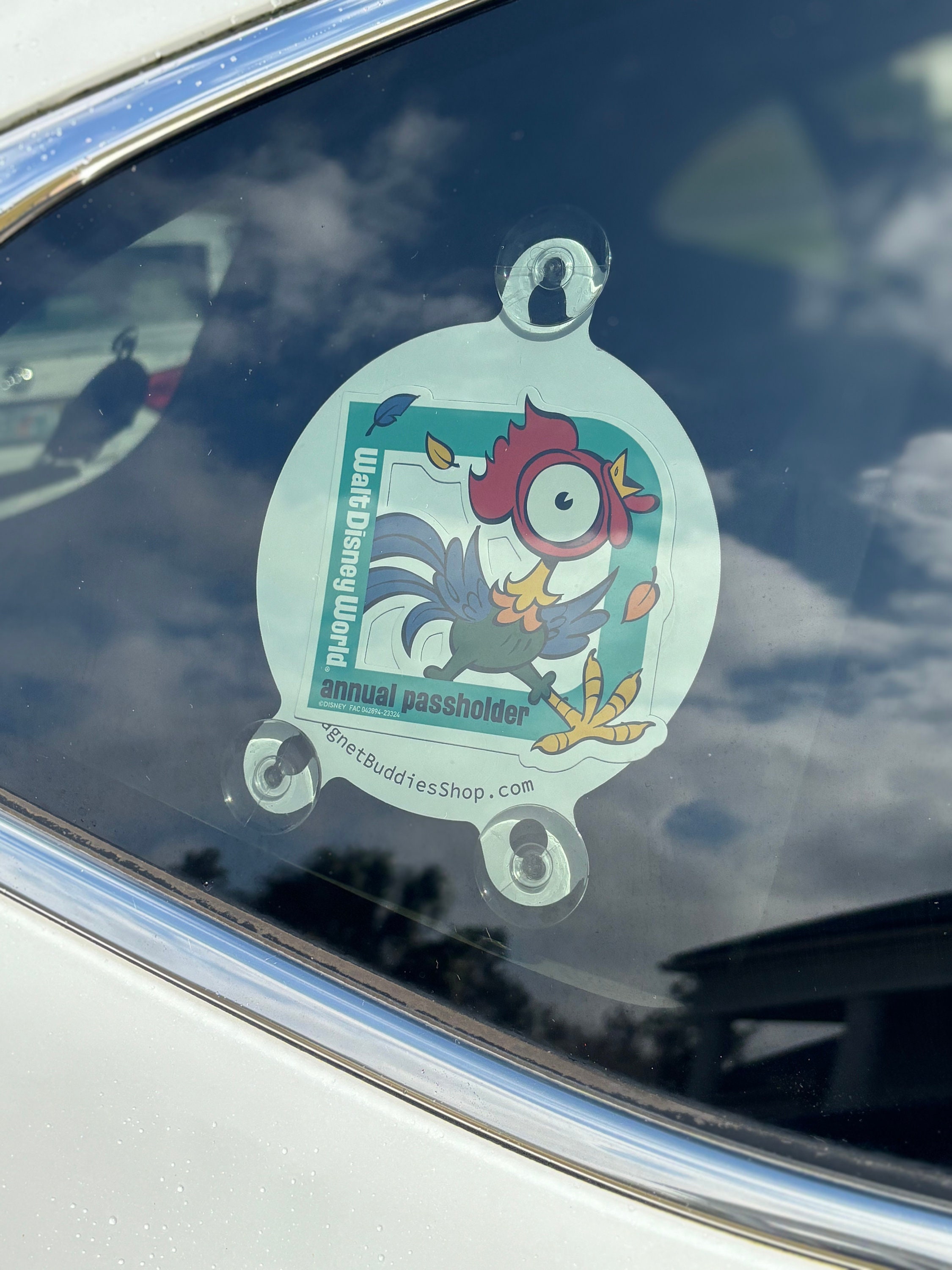 Car Magnet/decal Holder Display Disney Magnets Annual Pass Holder ...
