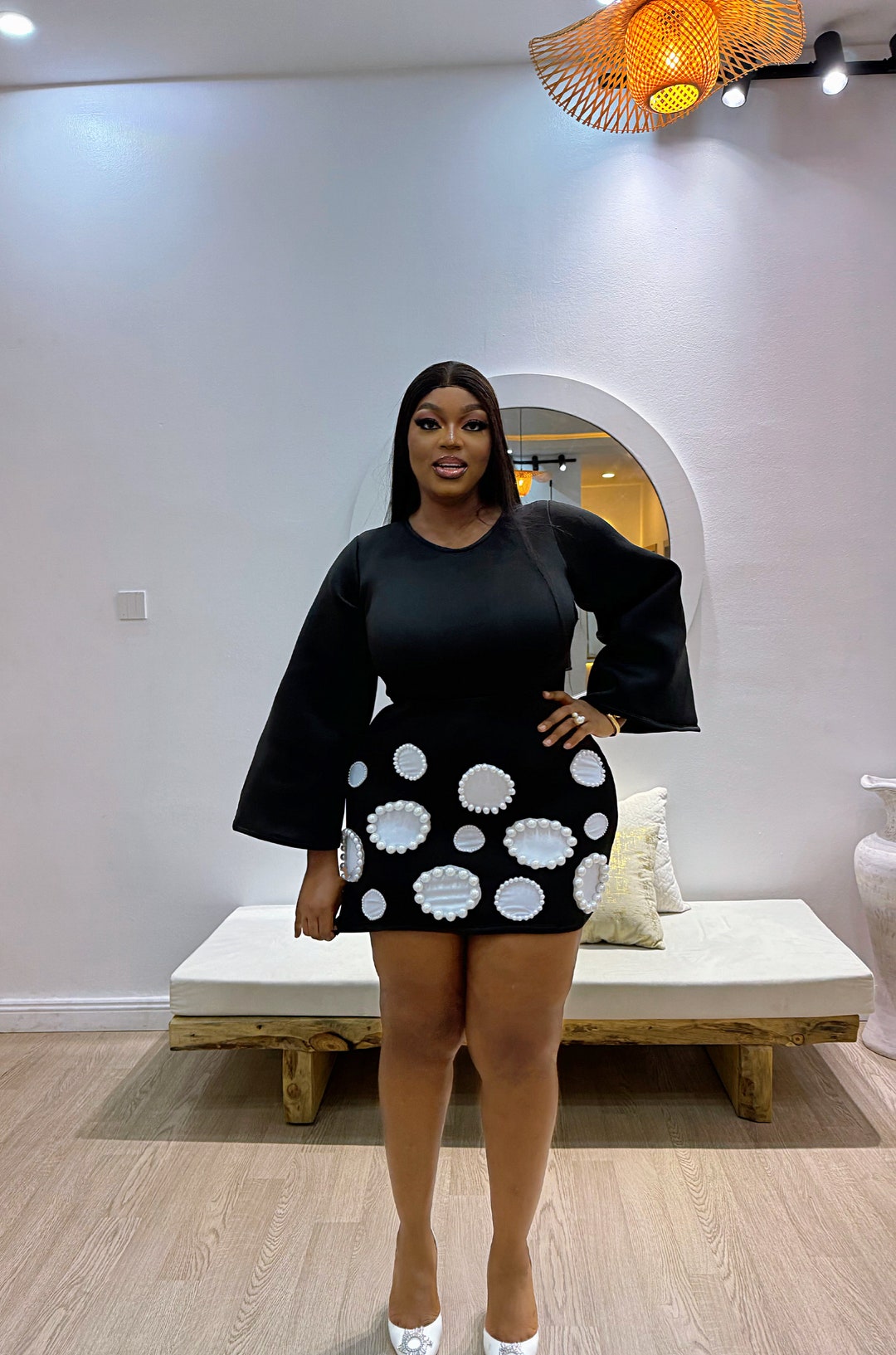 Fancy Finery Soso Hand Beaded Dress - Etsy