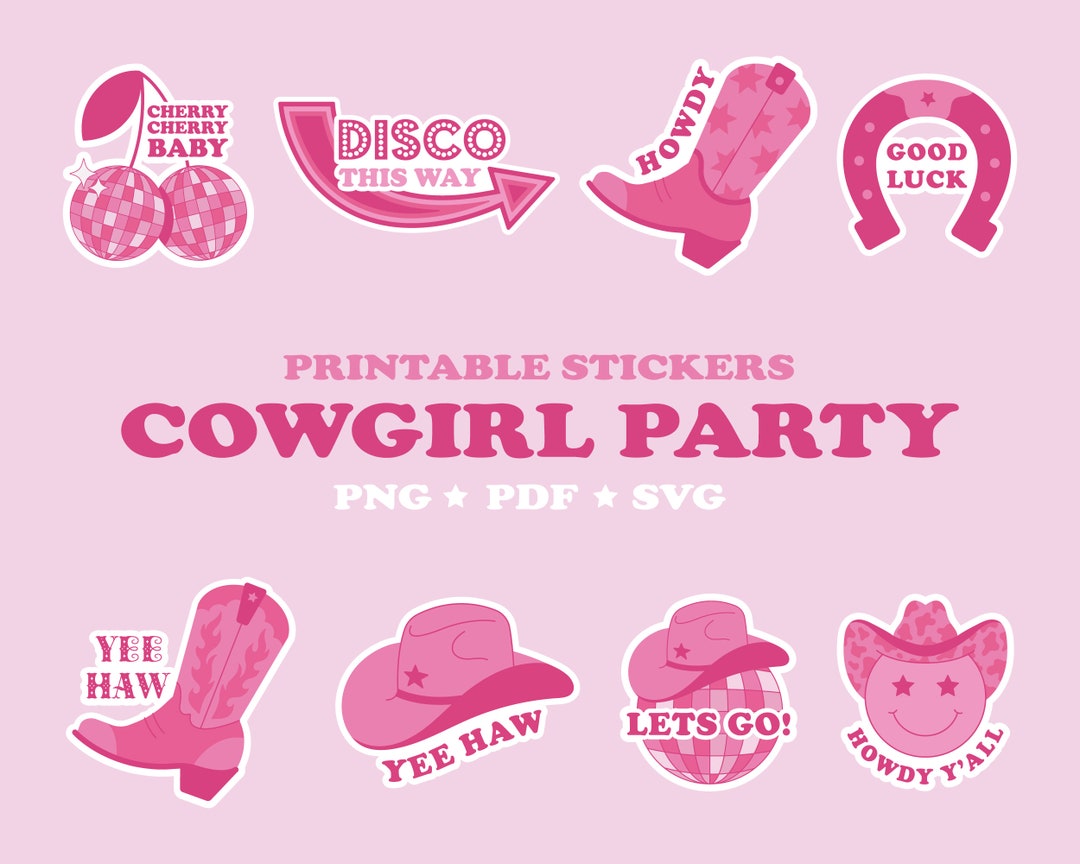 8 Cricut PNG, PDF and SVG Stickers. Printable Clipart, Vector Files ...
