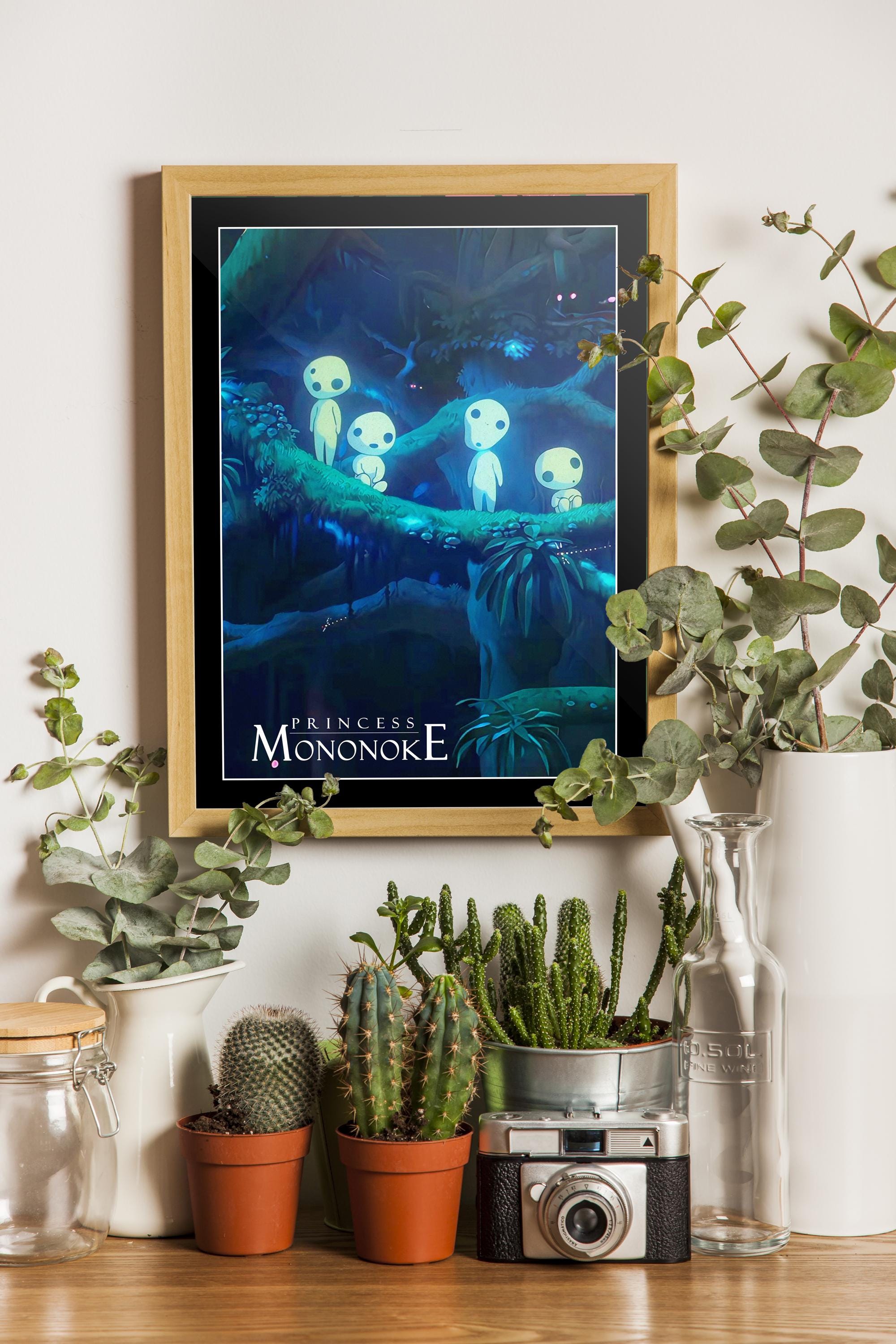 Studio Ghibli Poster, Princess Mononoke Poster, Studio Ghibli Print ...