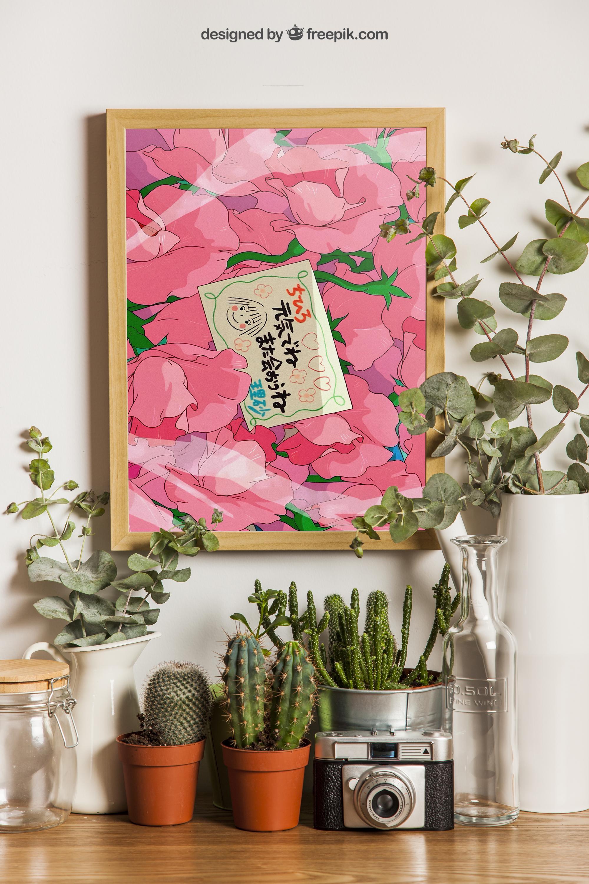 Spirited Away Poster, Chihiro Card, Chihiro Flowers, Japanise Vintage ...