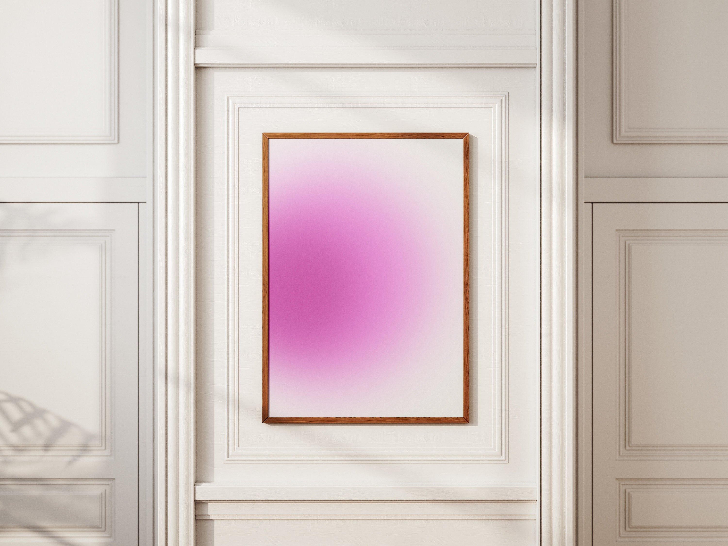 Pink Blur Aura Digital Poster, Printable Pink Gradient, Aura, Spiritual ...