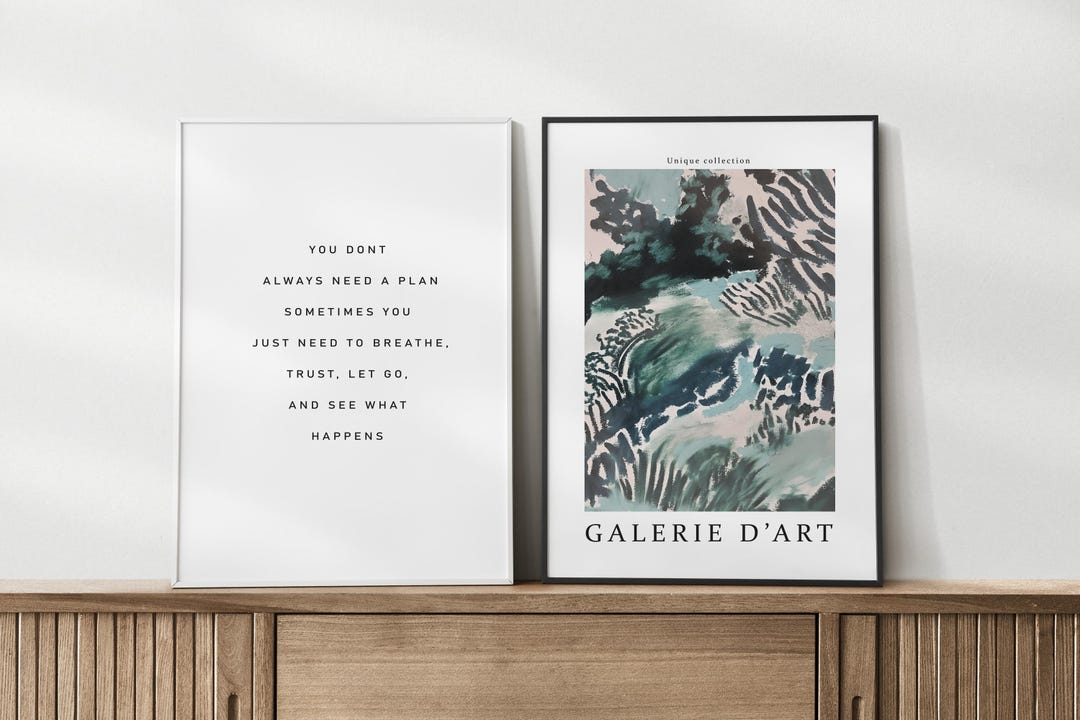 Motivational Posters, Set of 2 PRINTABLES, Office Decor for Women ...