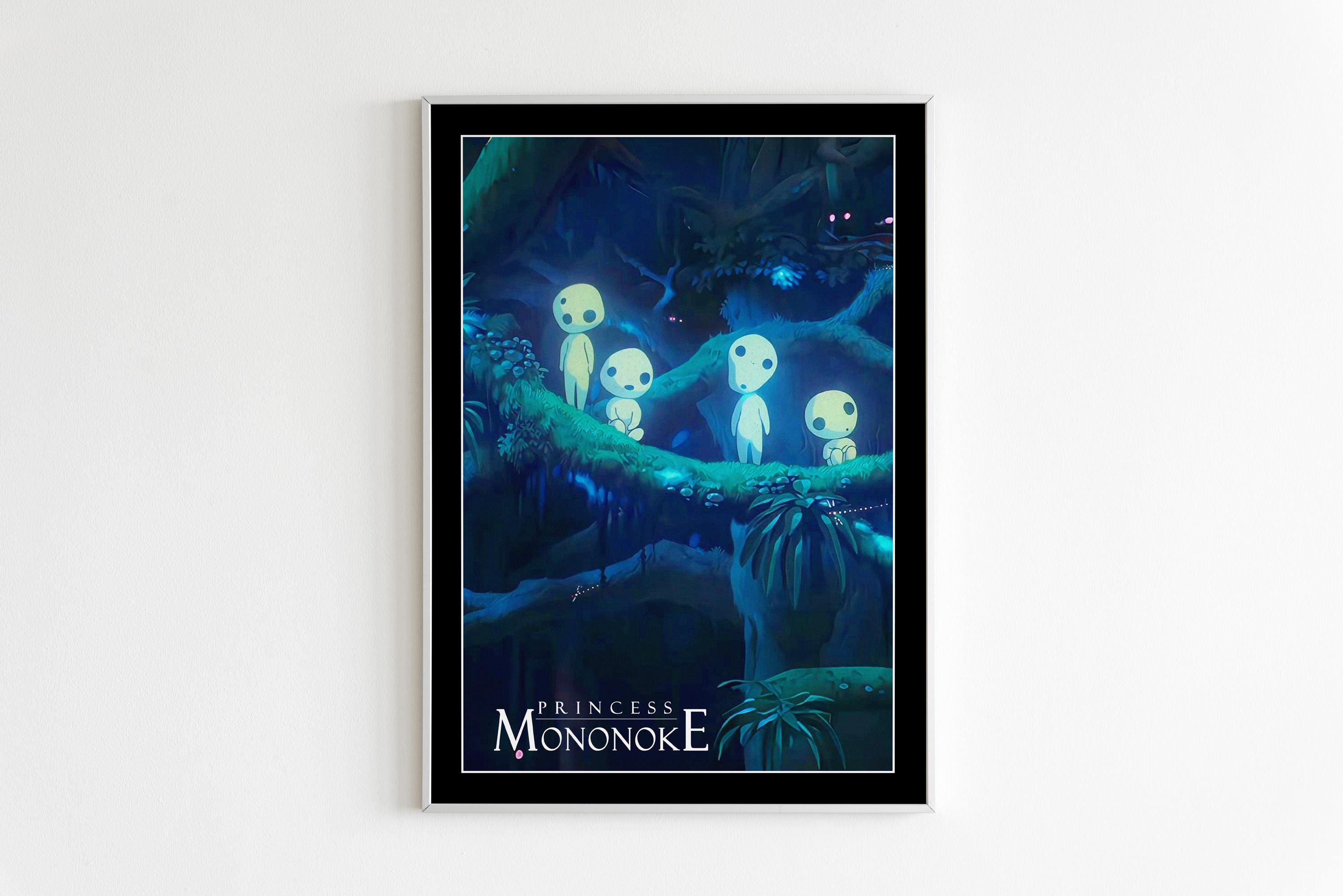 Studio Ghibli Poster, Princess Mononoke Poster, Studio Ghibli Print ...