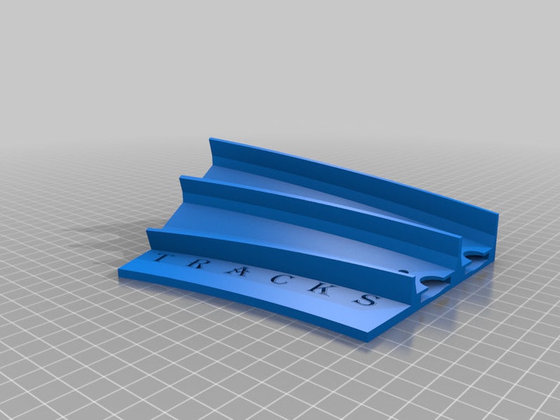 Custom 2 Lane Curved Track for Die Cast Cars Racing.download,extract ...