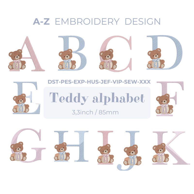 Bear Alphabet - Etsy