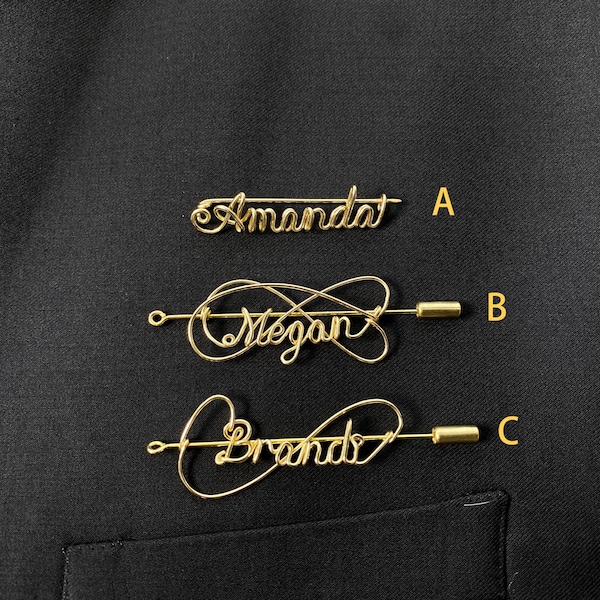 Wire Name Pin - Etsy