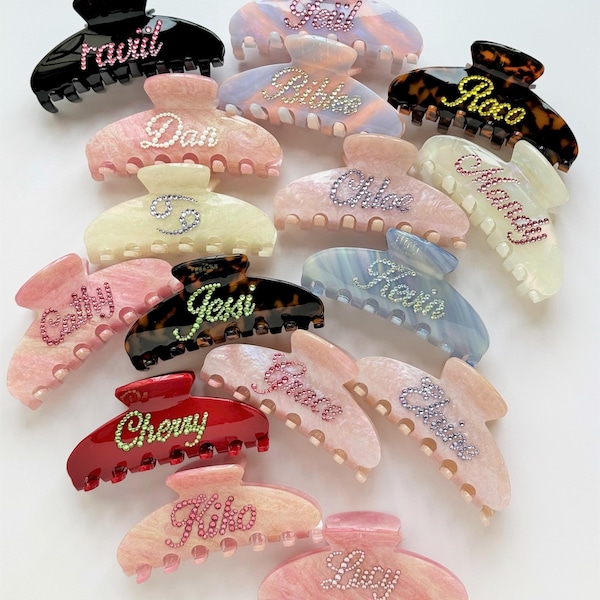 Custom Claw and Hair Clips - Etsy