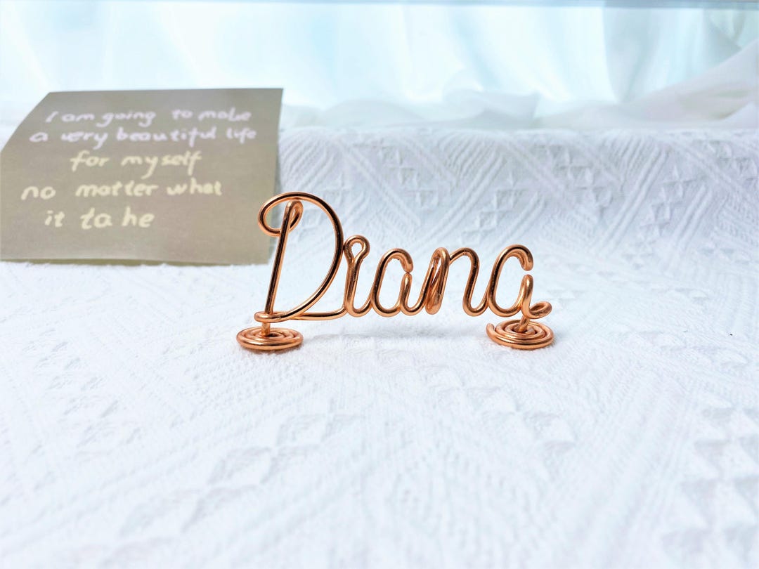 Custom Wire Nameplate,personalized Office Desk Name Plate,handmade ...