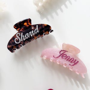 Custom Name Hair Claw Clip,personalized Hair Accessories,hair Jewelry ...