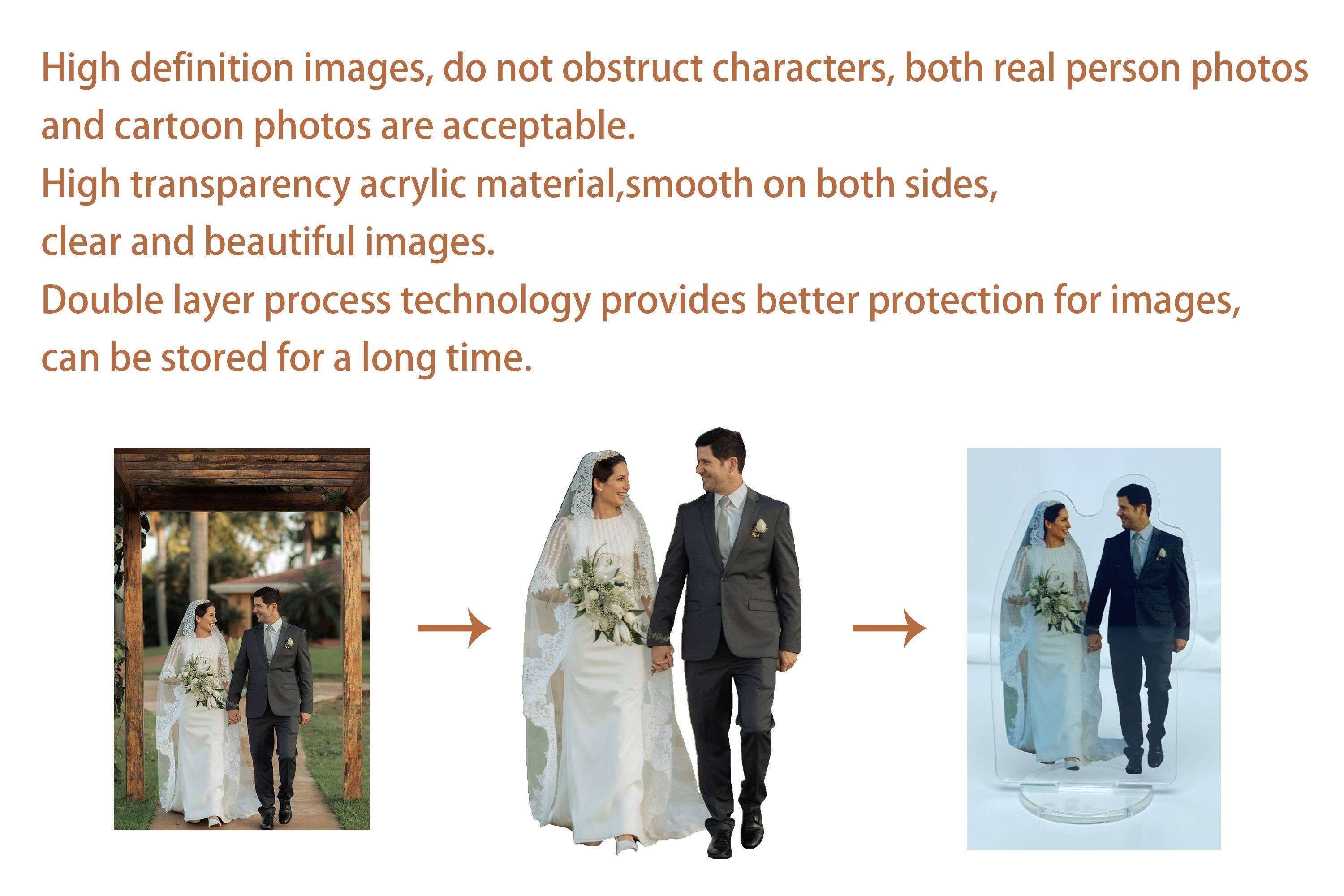 Custom Acrylic Photo Standee, Personalized Picture Plaque Gift, Unique ...