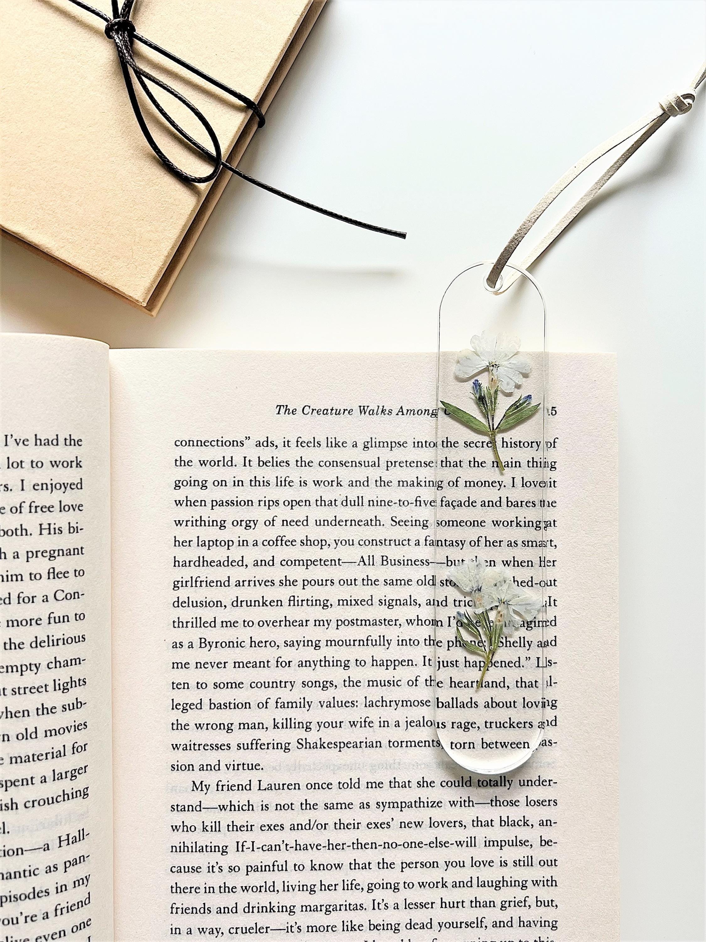 Set of 3,nature Botanical Bookmarks,wildflower Bookmark,real Dried ...