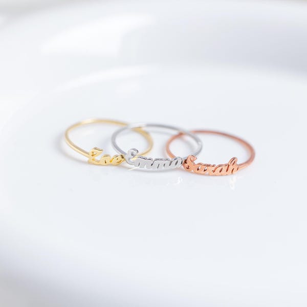 Personalized Rings - Etsy