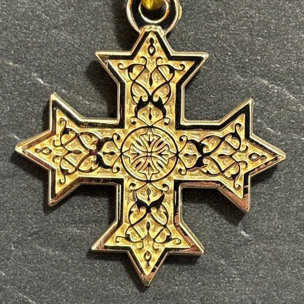 Coptic Cross Pendant - Etsy