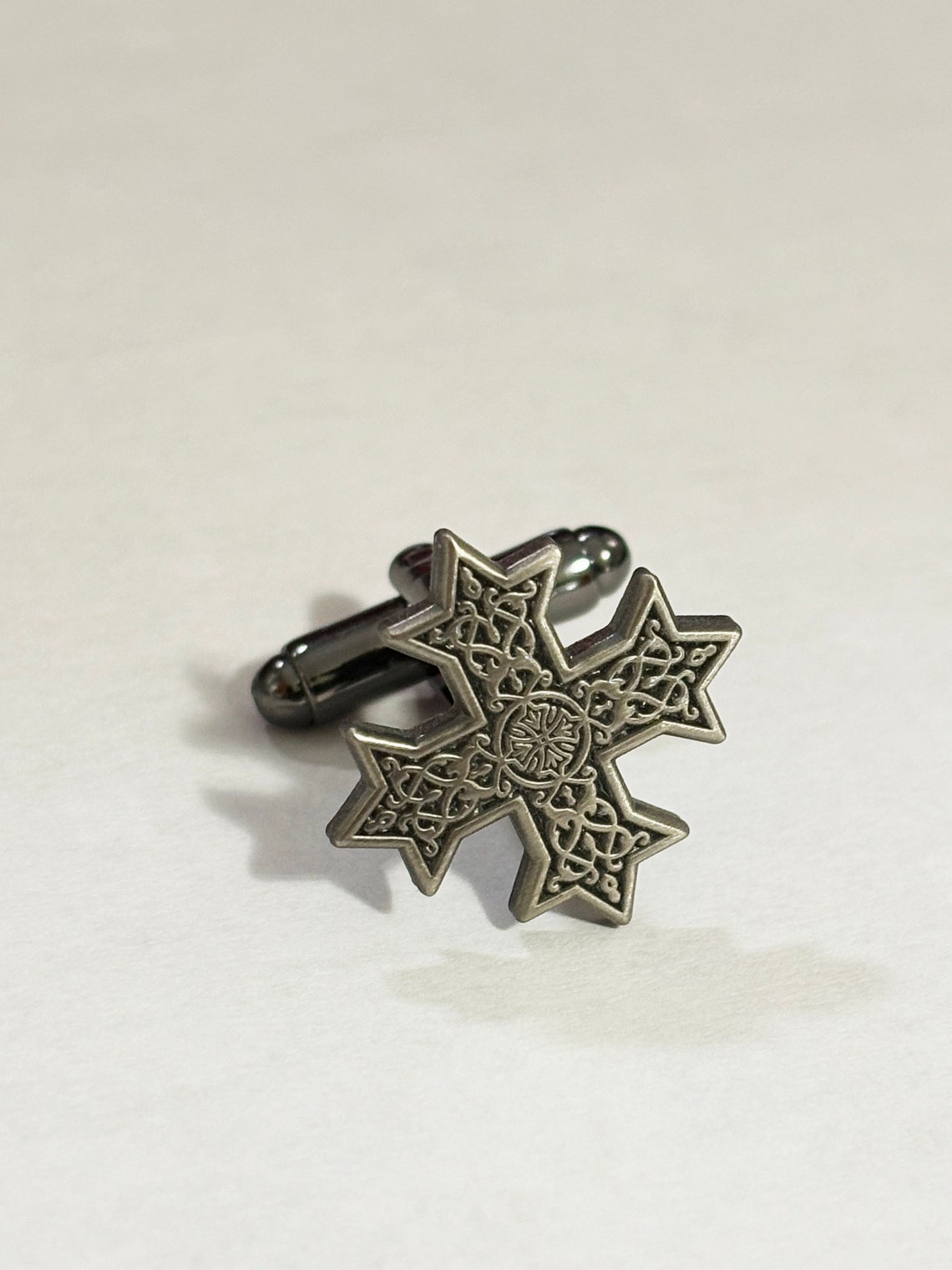 Coptic Orthodox Cross Lapel Pin and Cuff Links Set Jewelry - Etsy