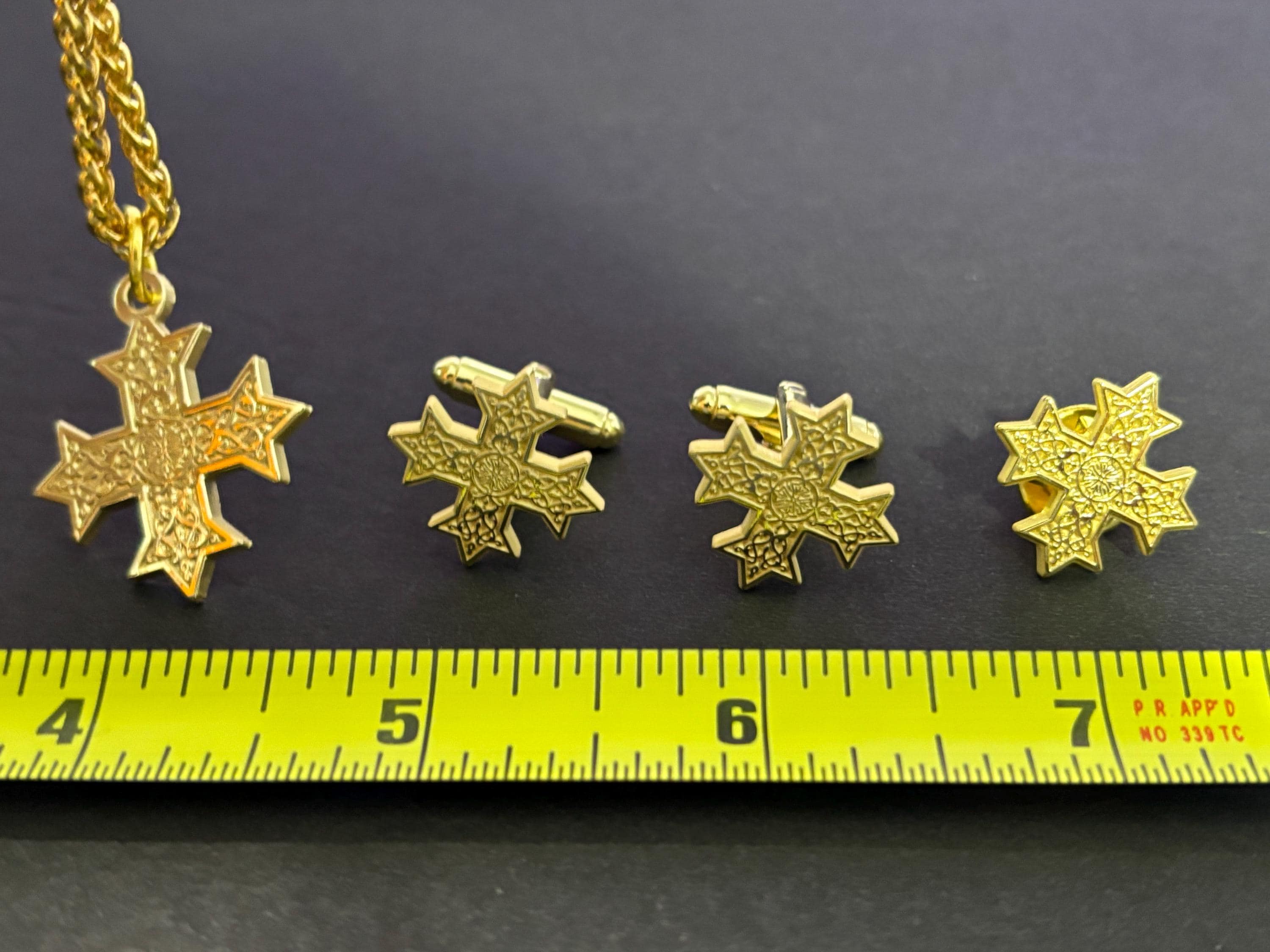 Coptic Orthodox Cross Pendant Jewelry With Optional Necklace Chain Gold ...