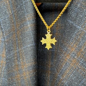 Coptic Orthodox Cross Pendant Jewelry With Optional Necklace Chain Gold ...