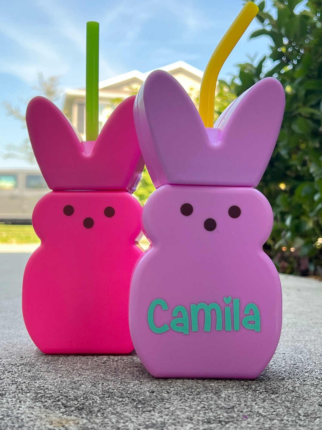 Custom Peeps Cups | Kids Bunny Cups | Personalized Peeps Cup ...