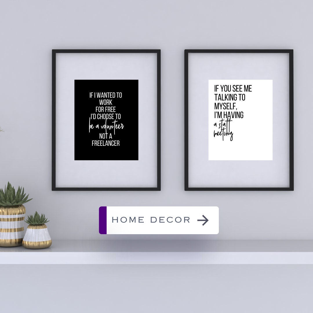 Office Funny Quotes Posters | Frameless Prints | Wall Art Posters ...