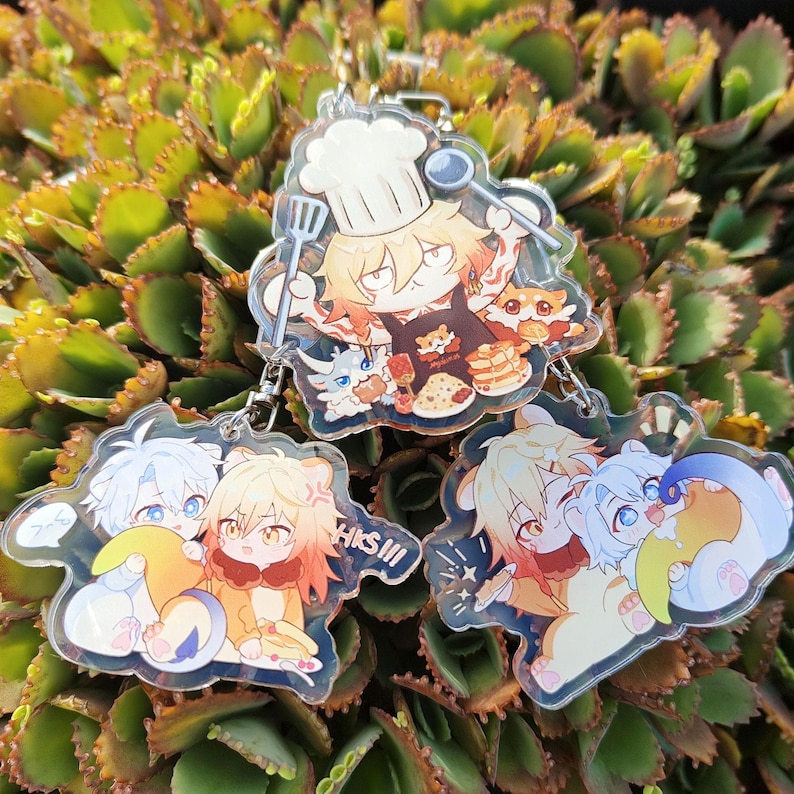 Honkai Star Rail Phainon Mydei Acrylic Keychain Inspired Charm for Bags ...
