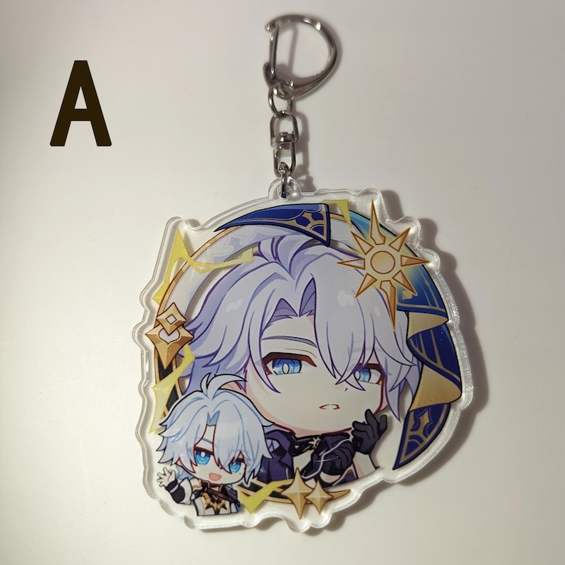 Honkai Star Rail Phainon Mydei Acrylic Keychain Inspired Charm for Bags ...