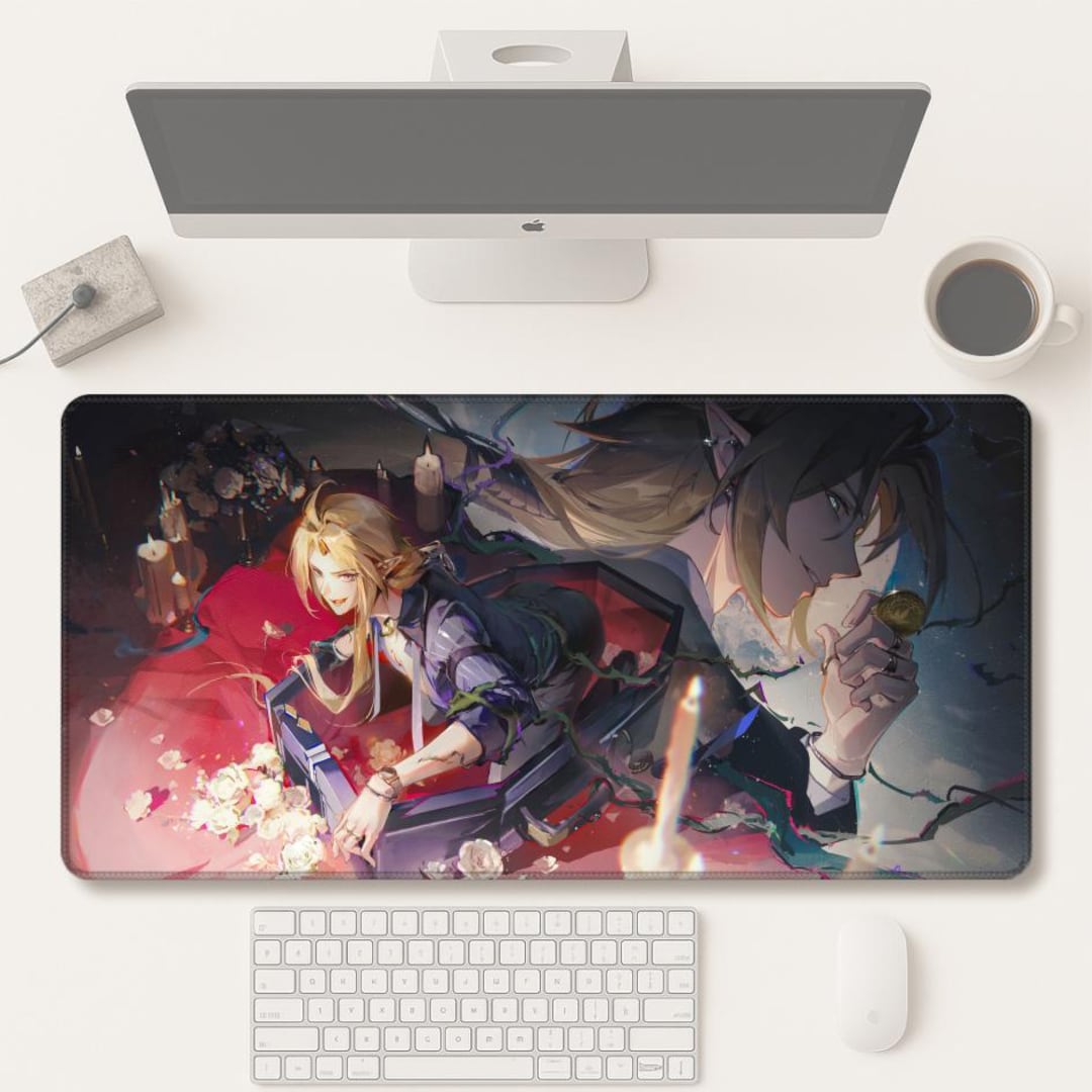 Zenless Zone Zero Hugo Vlad Large Gaming Mouse Pad , Anime Desk Mat ...