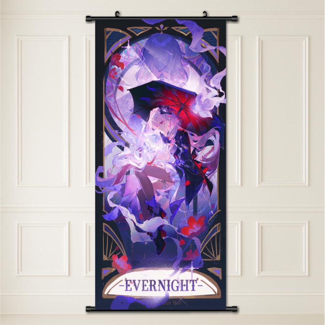 Honkai Star Rail Evernight Anime Wall Scroll Painting Poster Art ...